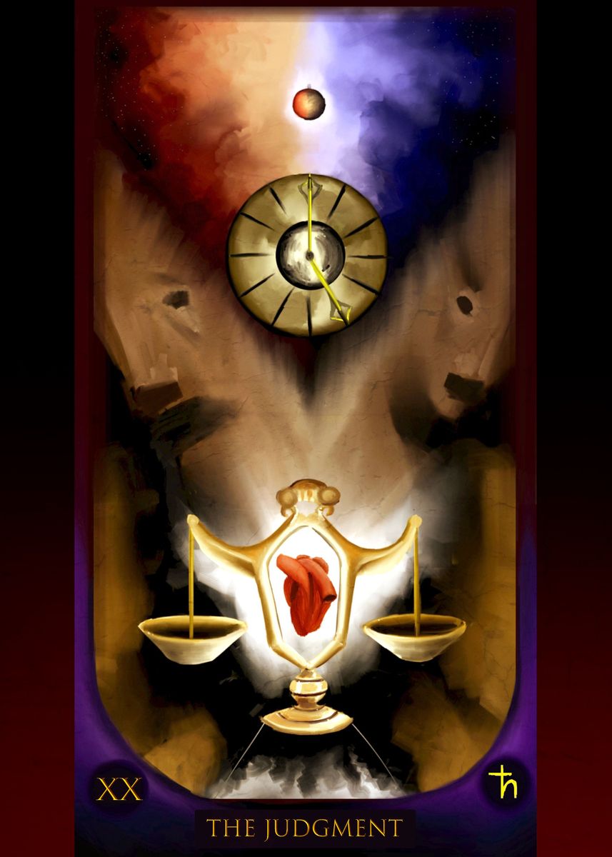 'The Judgment' Poster, picture, metal print, paint by David Ponce Vispo ...