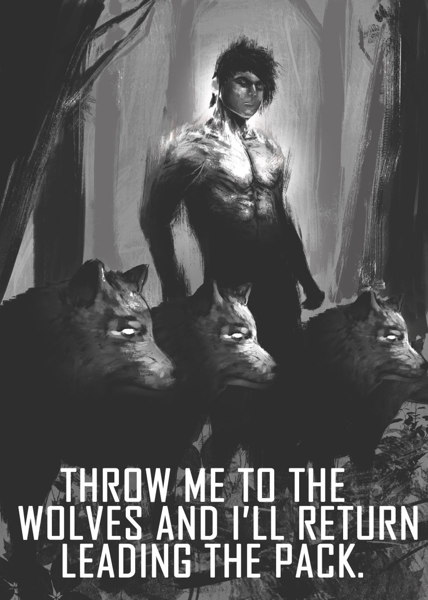 'Leader of the pack' Poster, picture, metal print, paint by Morten ...