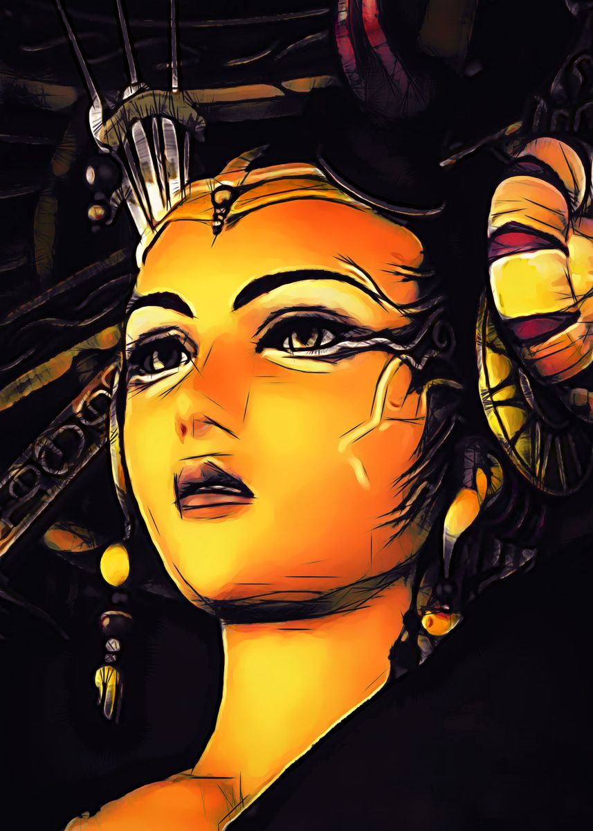 'Edea Kramer - Sketch' Poster, picture, metal print, paint by Apo ...