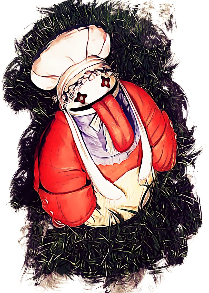 'Quina Quen - sketch' Poster, picture, metal print, paint by Apo | Displate