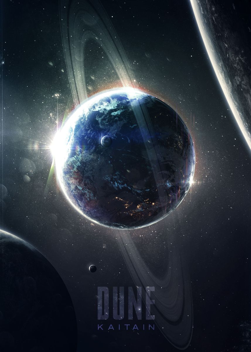 'Planet Kaitain ' Poster, picture, metal print, paint by Barrett ...