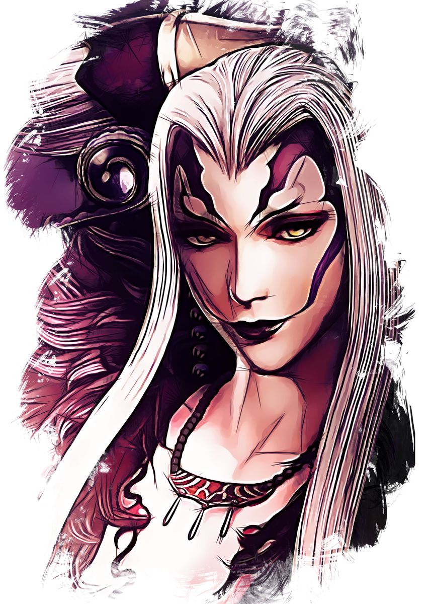 'Ultimecia - sketch' Poster, picture, metal print, paint by Apo | Displate