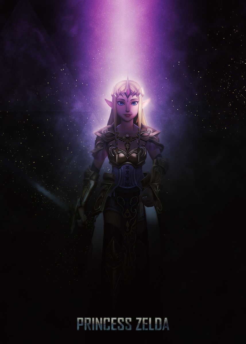 'Princess Zelda' Poster, picture, metal print, paint by Rykker o7 ...