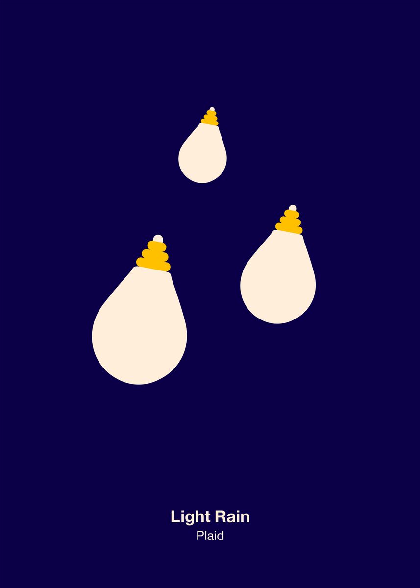 'Light Rain' Poster by Viktor Hertz | Displate