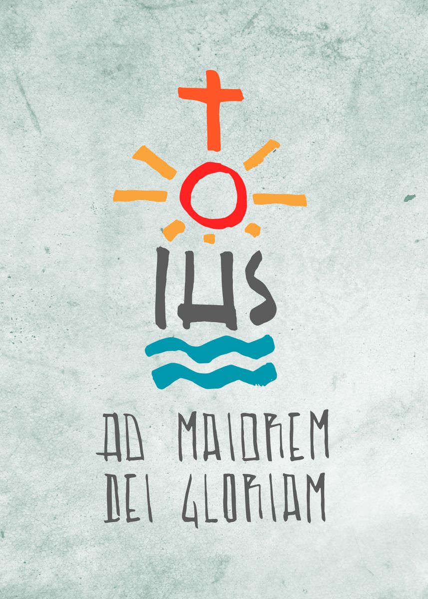 'Ad Maiorem Dei Gloriam' Poster, picture, metal print, paint by Iknu ...