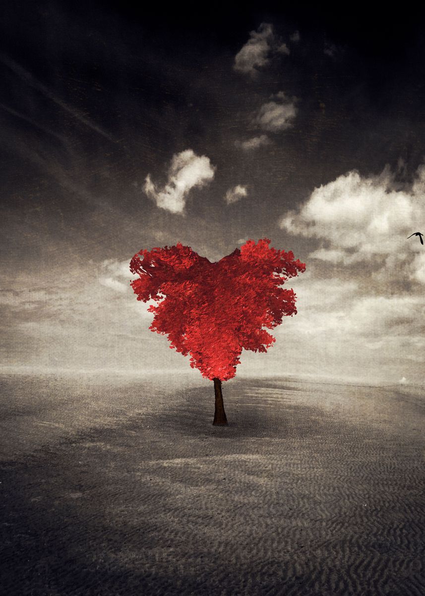 'Heart Tree' Poster by Dirk Wüstenhagen | Displate