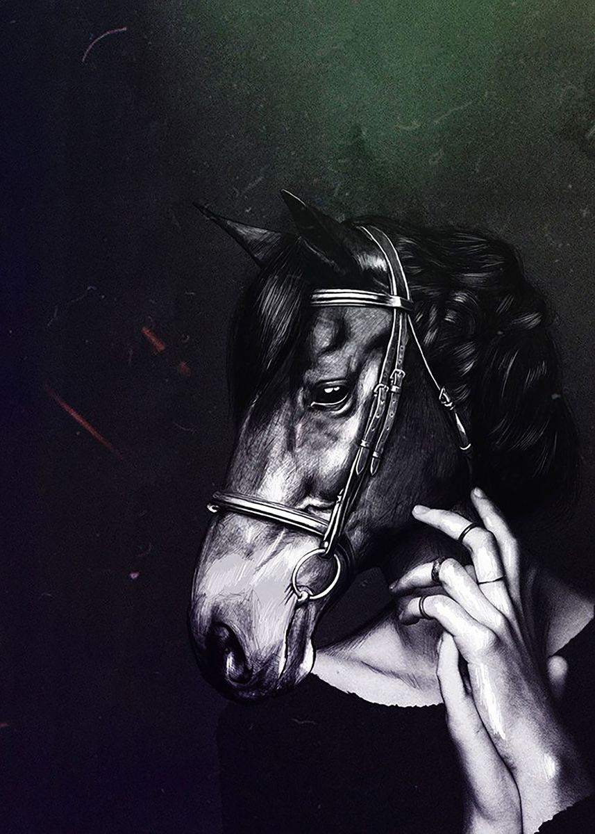 'Ponnei' Poster, picture, metal print, paint by Luzinha Faisca | Displate