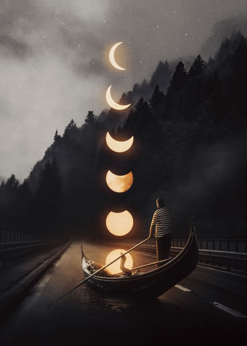 'Moonlight' Poster by Enkel Dika | Displate