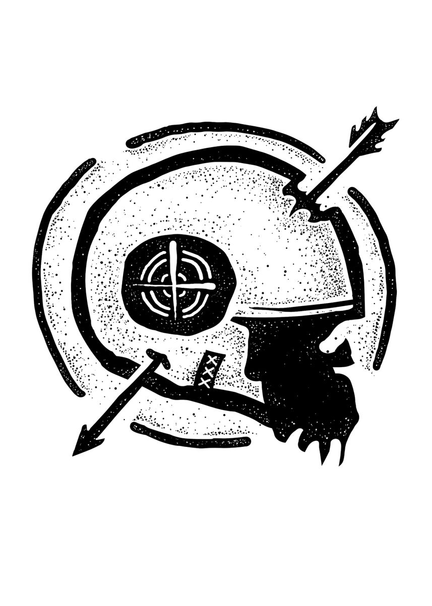 'Dead arrow' Poster, picture, metal print, paint by design by ...