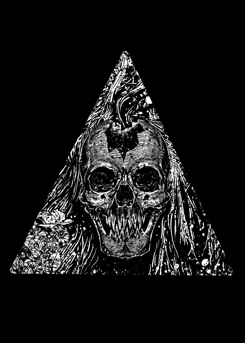 'Danger triangle' Poster, picture, metal print, paint by design by ...