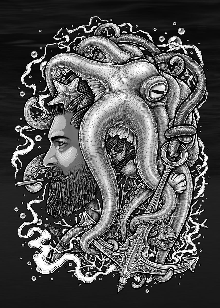 'Winya No. 124' Poster, picture, metal print, paint by Winya Sangsorn ...