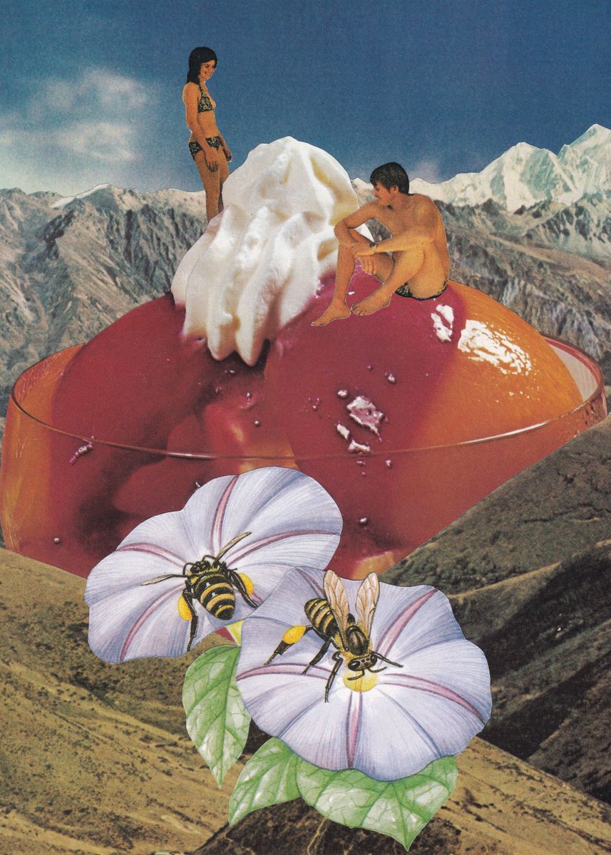 'Sweet [collage]' Poster, picture, metal print, paint by Lerson ...