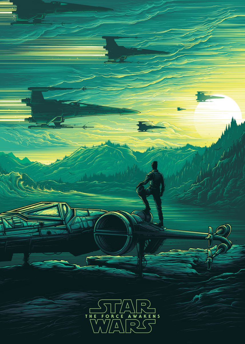 'Poe' Poster, picture, metal print, paint by Star Wars | Displate