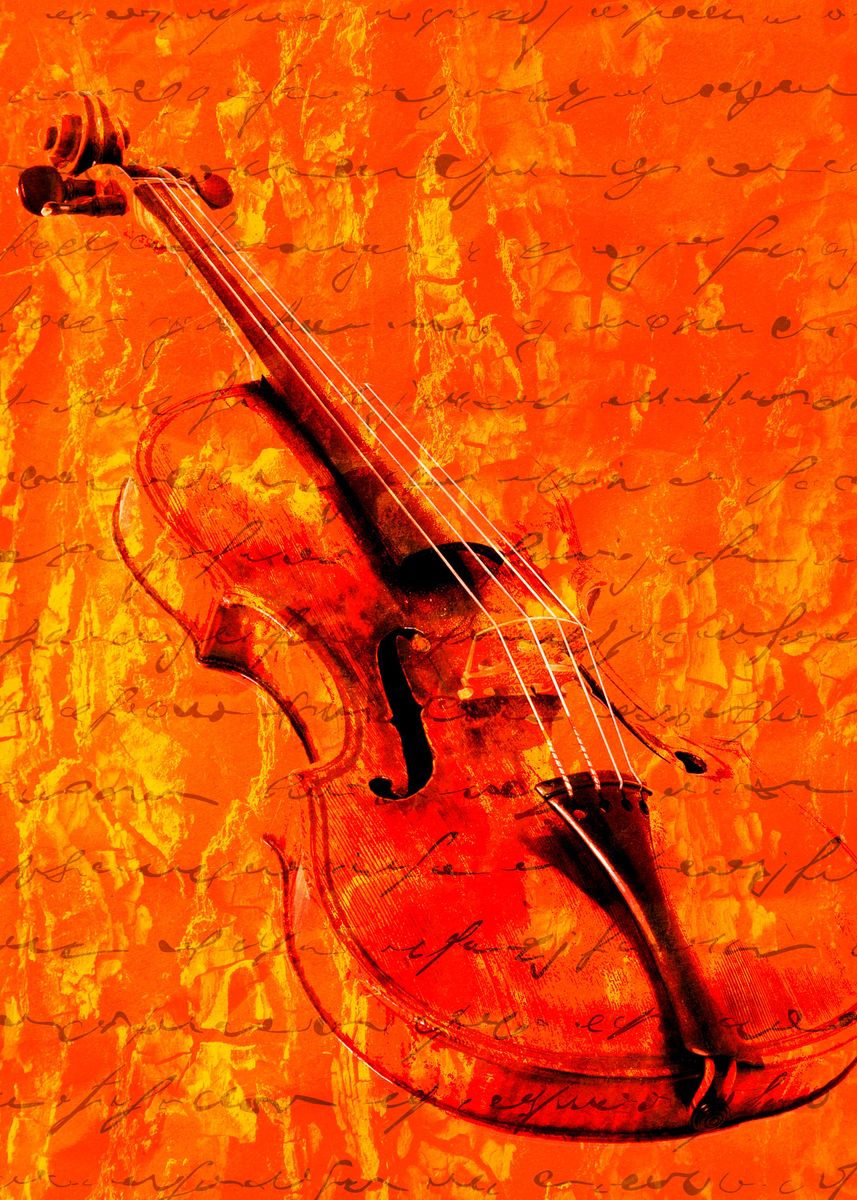 'VIOLIN' Poster by Joel Hawkins | Displate