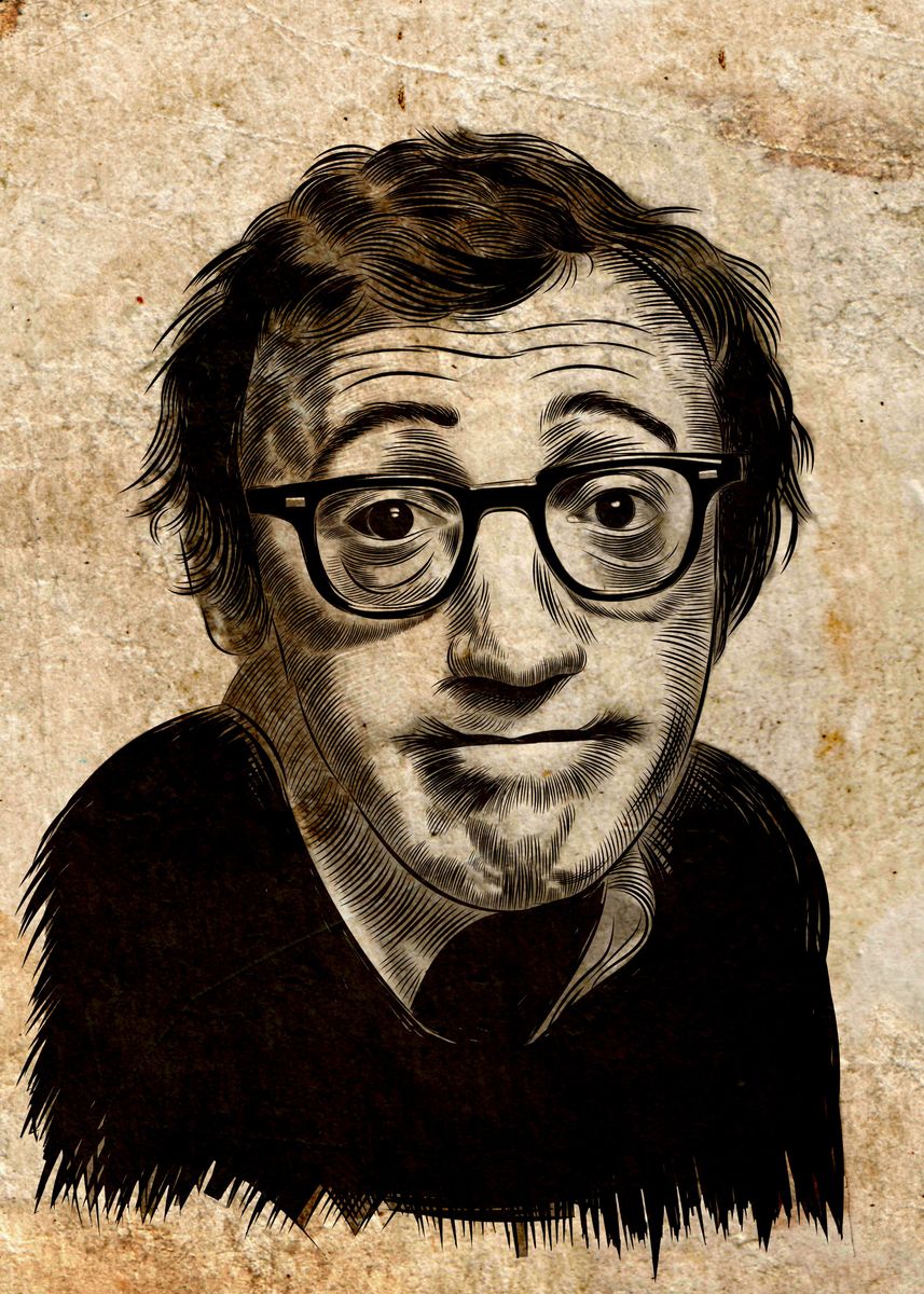 'Woody Allen' Poster by Igor Morski | Displate