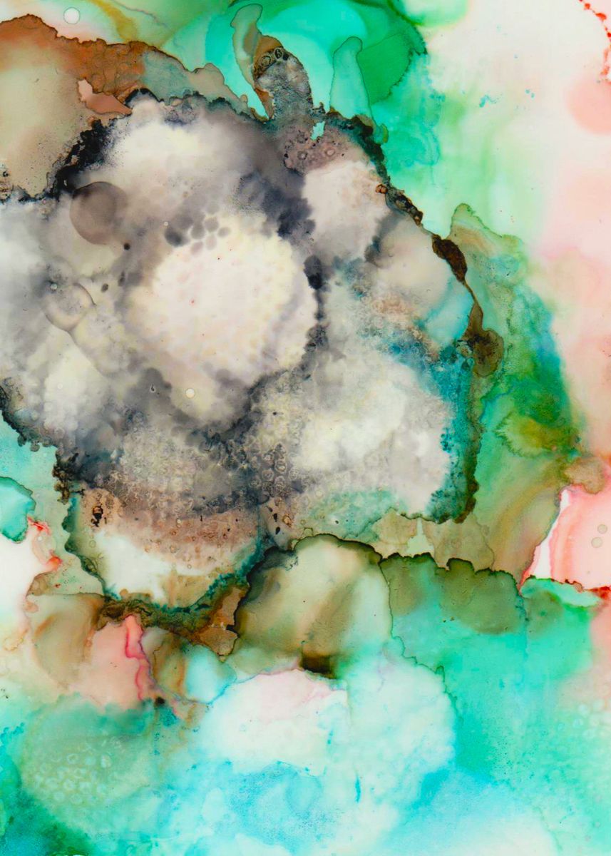 'Alcohol ink 13' Poster by Haroulita kav | Displate