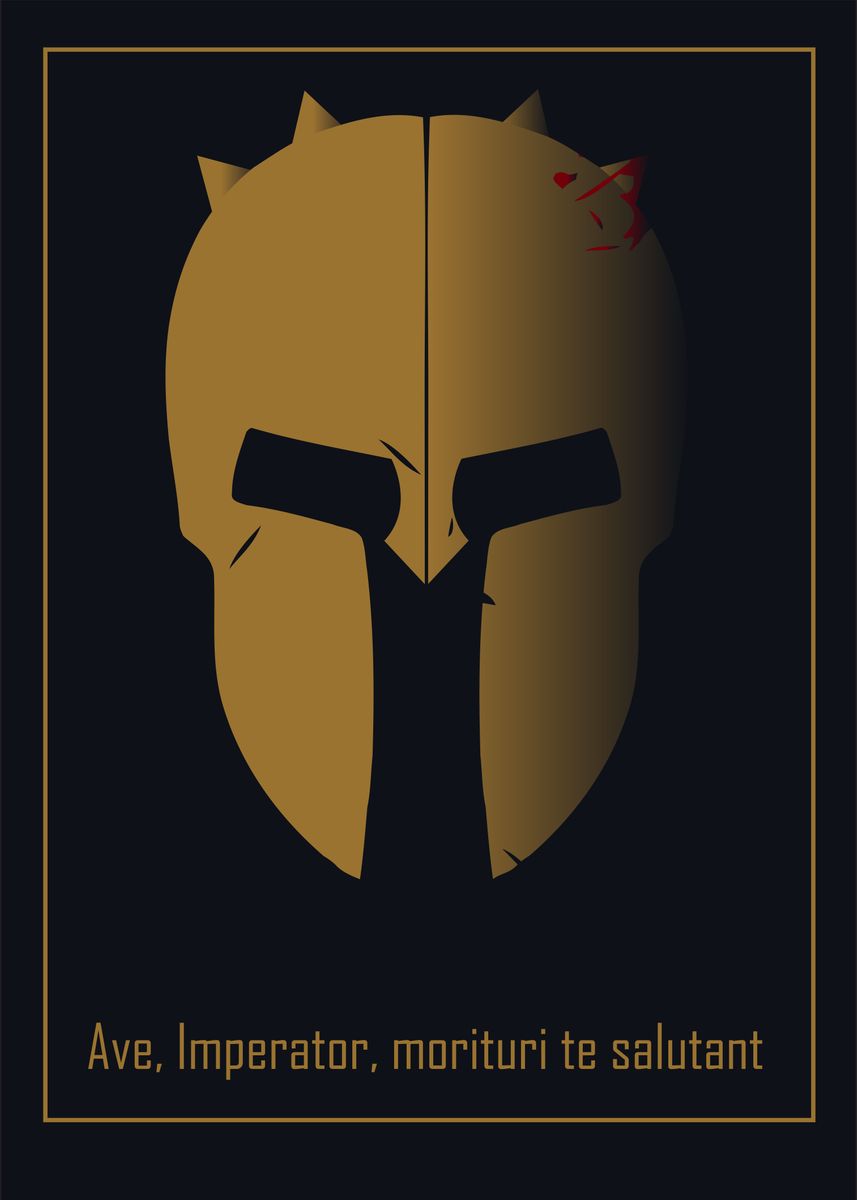 'Ave, Imperator, morituri te salutant' Poster, picture, metal print ...