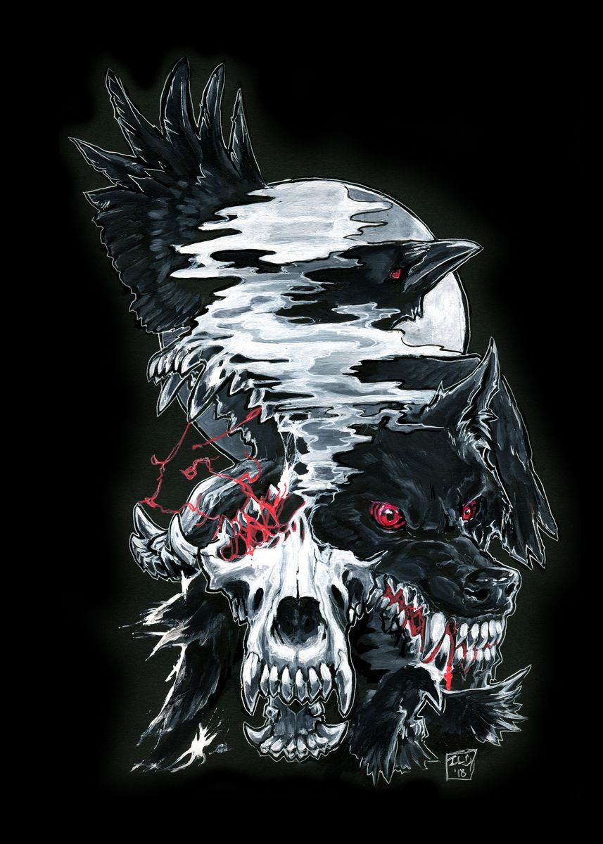 'Bloody Murder' Poster, picture, metal print, paint by Isabelle Davis ...