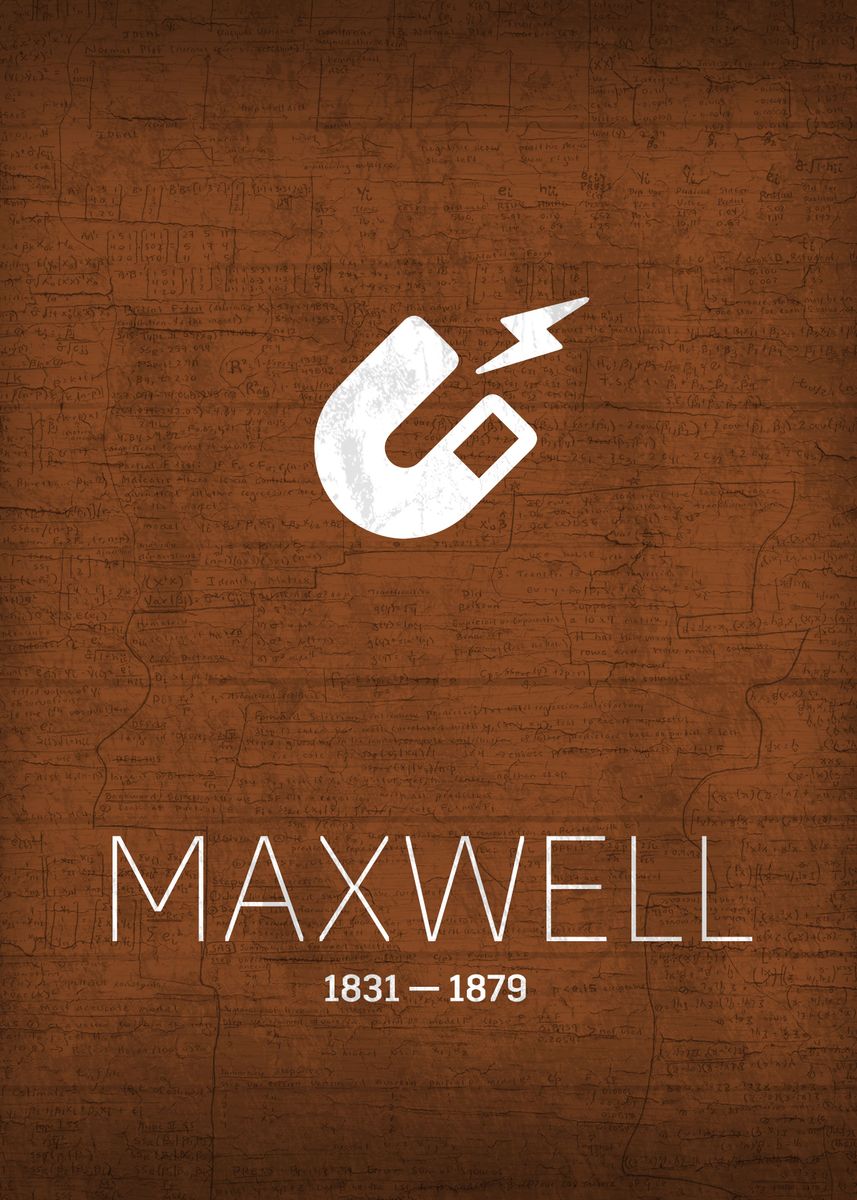 'The Inventors Series Maxwell 036' Poster, picture, metal print, paint ...