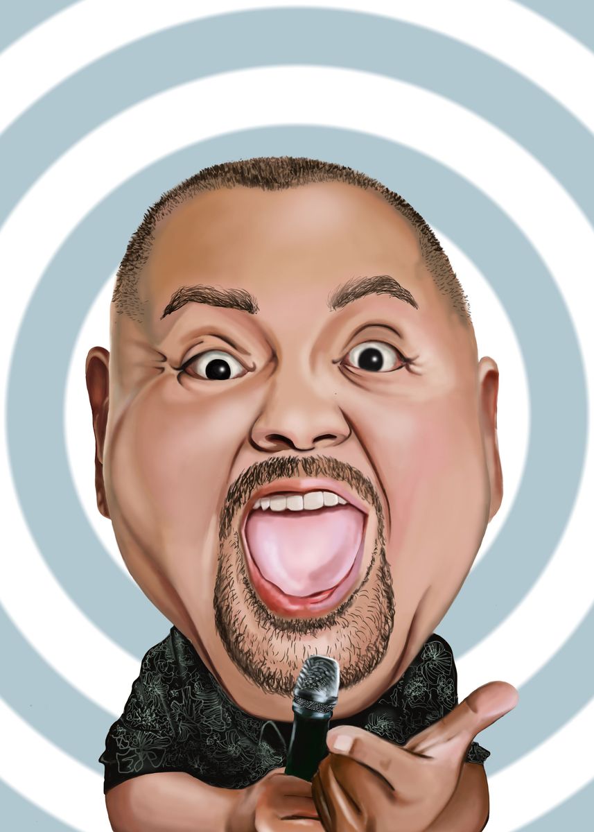 'MR. FLUFFY' Poster, picture, metal print, paint by Monika | Displate