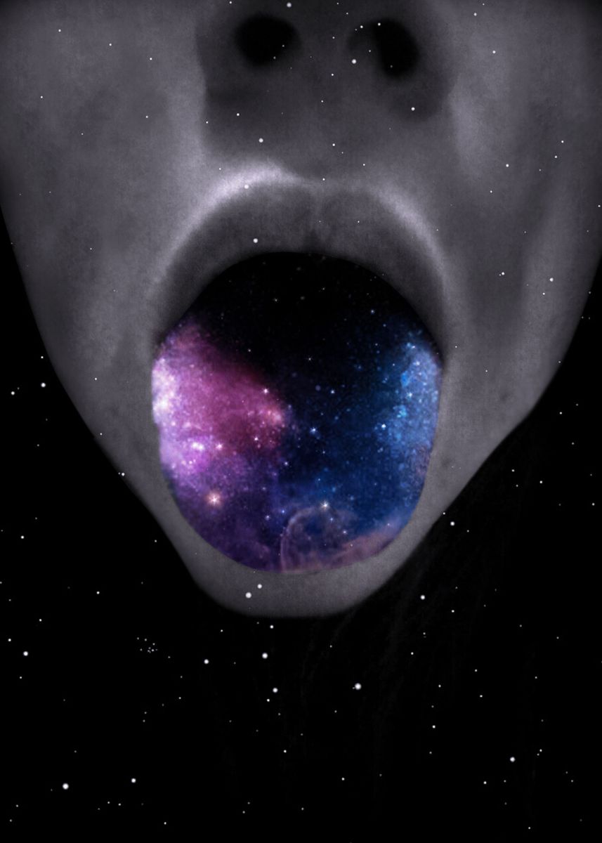 'mouthful of stars' Poster by Nina Rizo | Displate