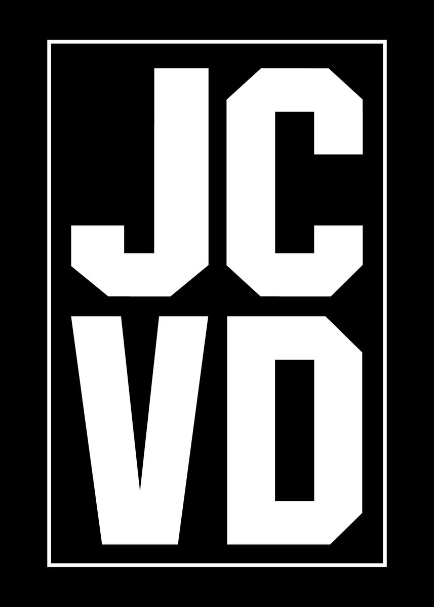'JCVD' Poster, picture, metal print, paint by Retro Freak | Displate
