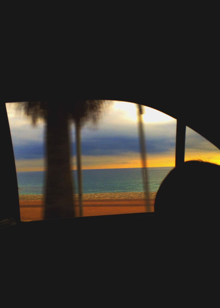 'Faded Beach' Poster by Mónica Salí | Displate