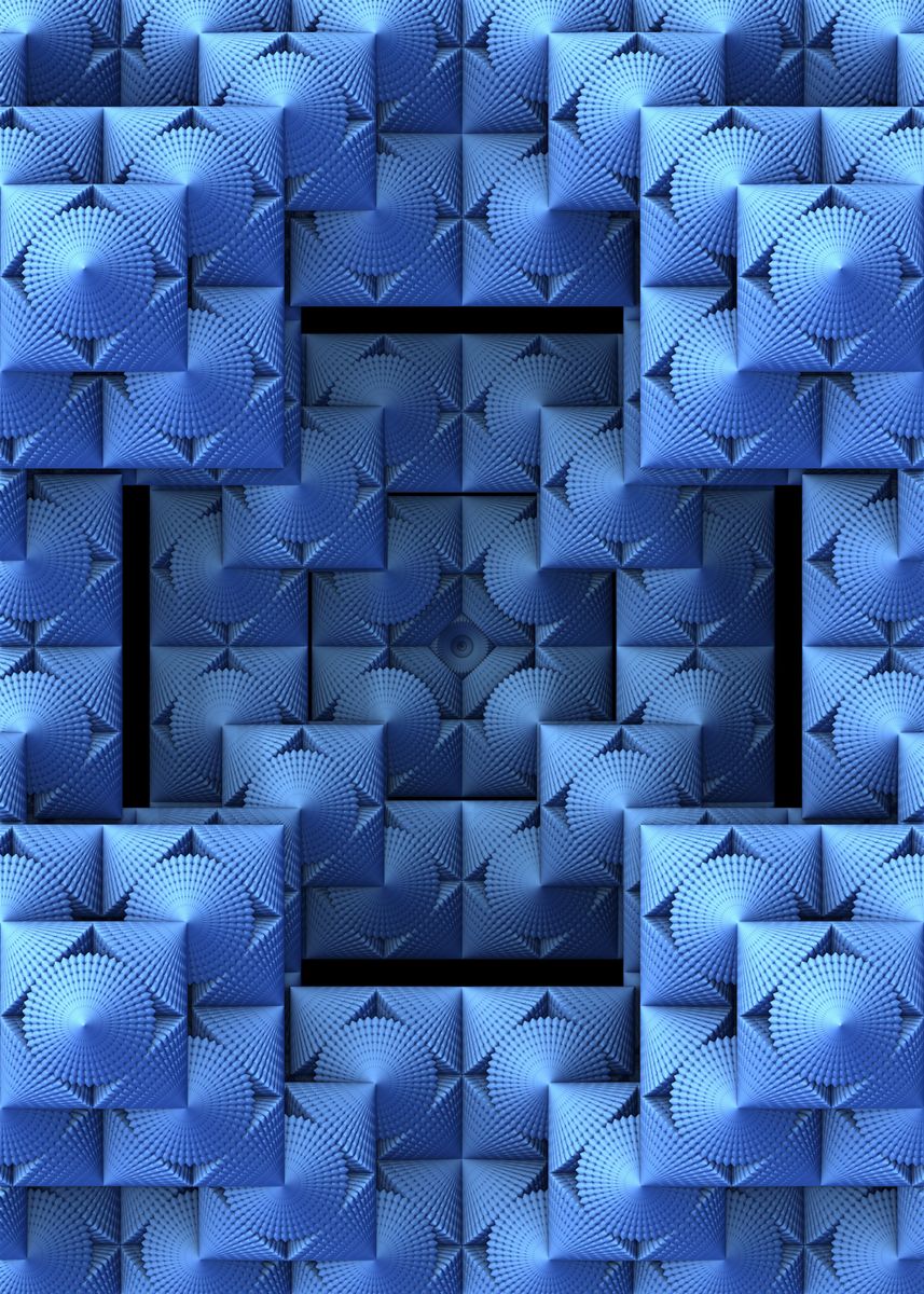 'Blue World Order' Poster, picture, metal print, paint by Lyle Hatch ...