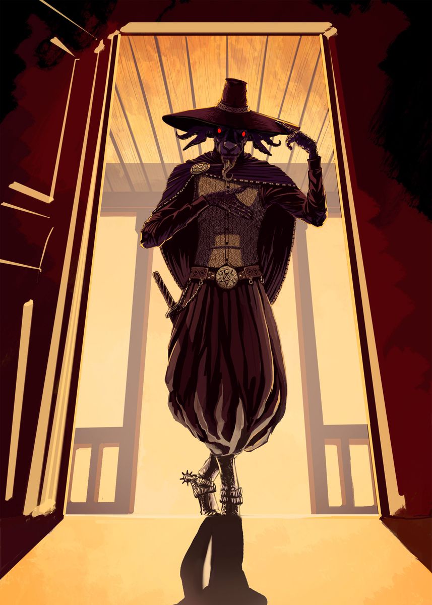 'Supay' Poster, picture, metal print, paint by Joaquin Silva | Displate