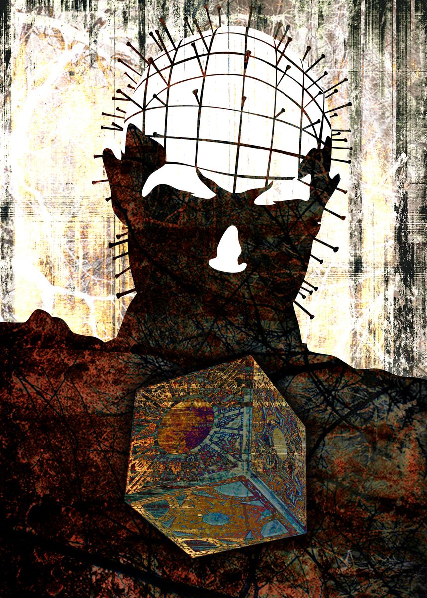 '021 Hell' Poster, picture, metal print, paint by Yexart Design | Displate