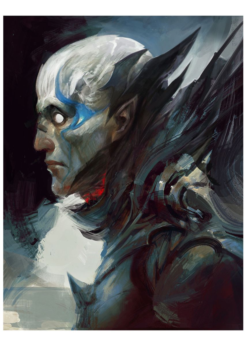 'Entangled' Poster, picture, metal print, paint by Yuan Cui | Displate