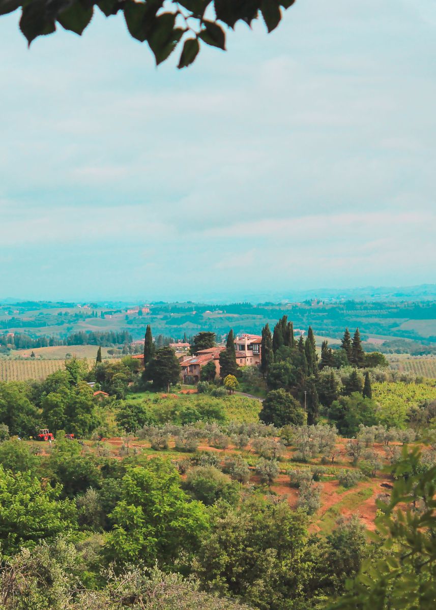 'Quite in the countryside' Poster, picture, metal print, paint by ...