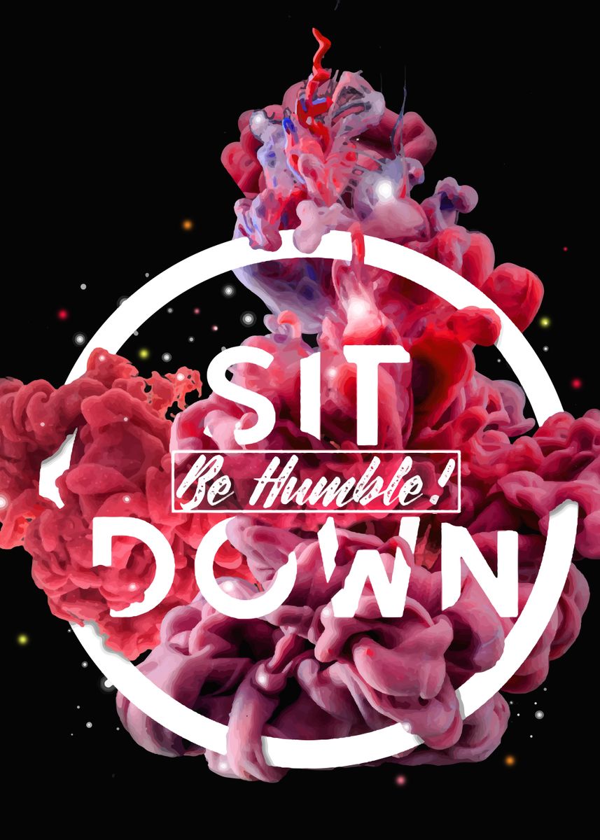 'Be Humble' Poster, picture, metal print, paint by Isaac Muraya | Displate