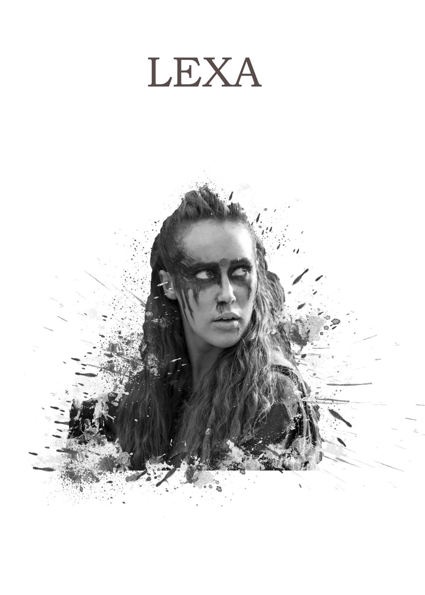 'Lexa' Poster, picture, metal print, paint by Star Stary | Displate
