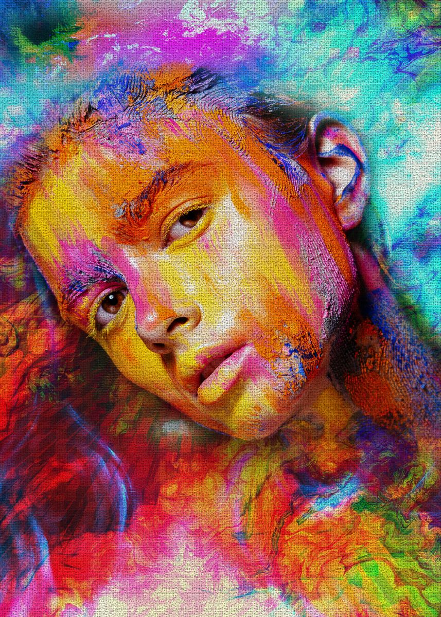 'Mona Colors' Poster, picture, metal print, paint by Michael Taylor ...