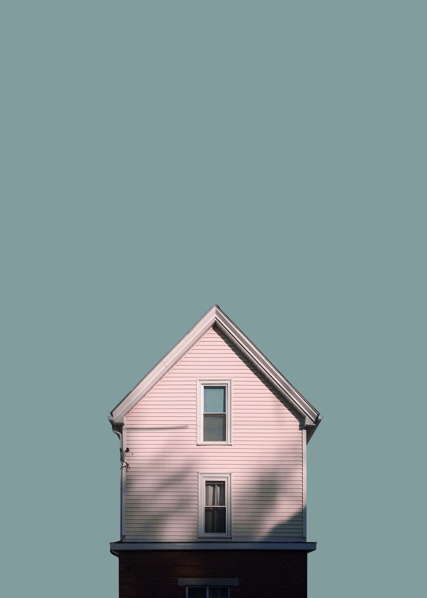 '306 • Shadow House' Poster, picture, metal print, paint by Eric Morris ...