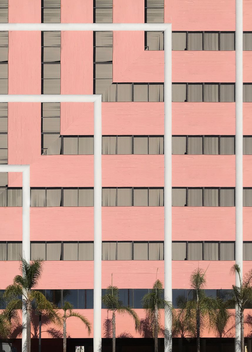 '901 • Pink Inversion' Poster, picture, metal print, paint by Eric ...