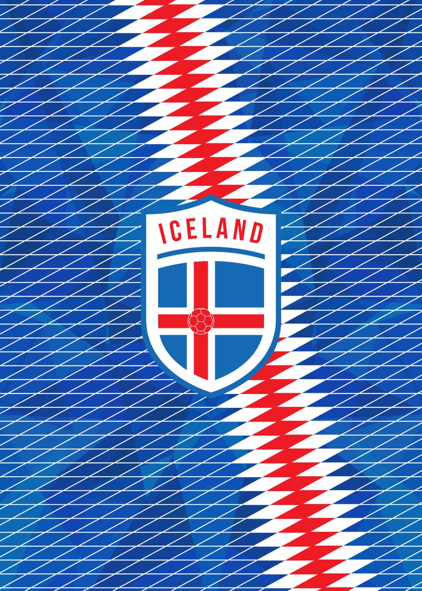 'Iceland Football ' Poster by Fimbis | Displate