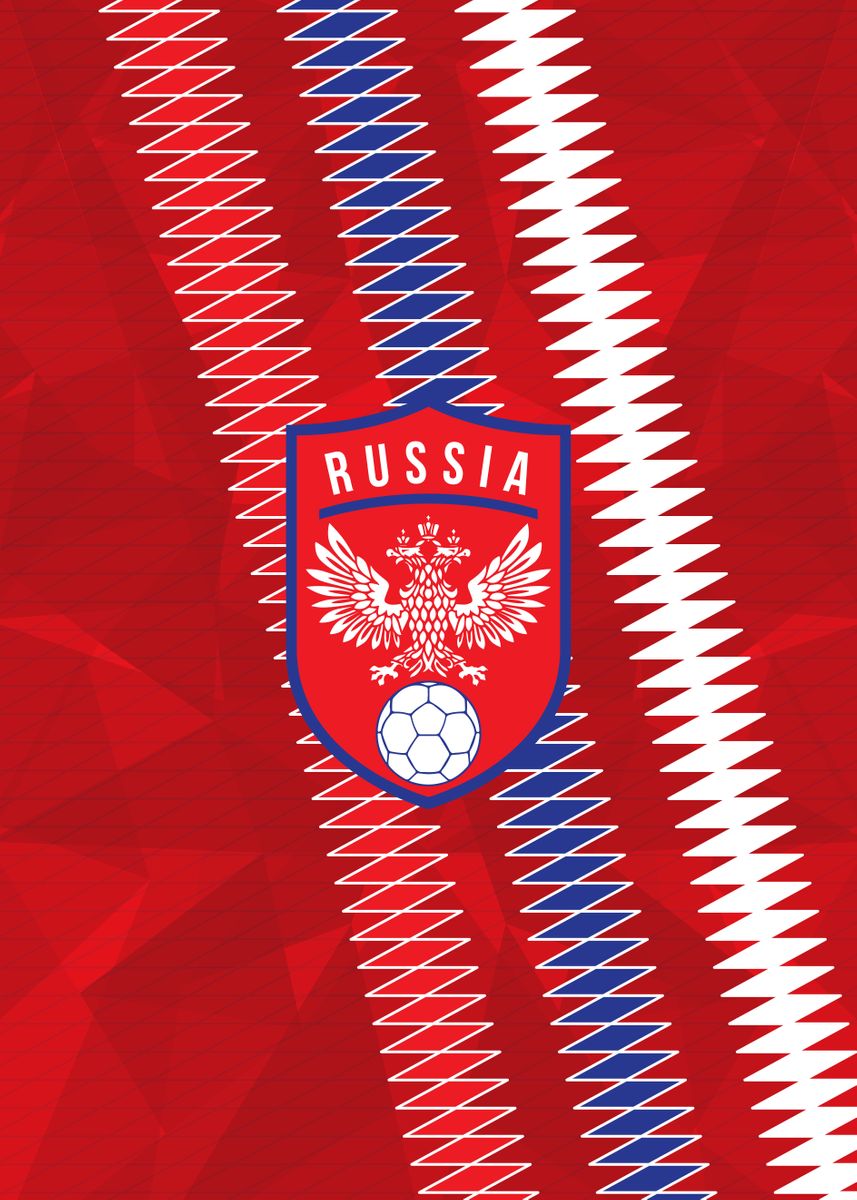 'Russia Football ' Poster, picture, metal print, paint by Fimbis | Displate