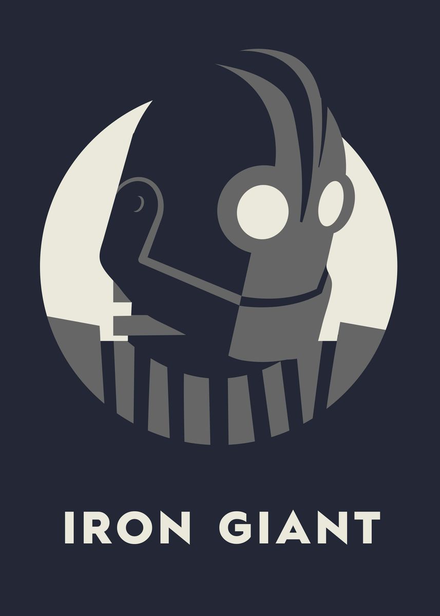 'Simple design from the great film 'The Iron Giant'' Poster, picture ...