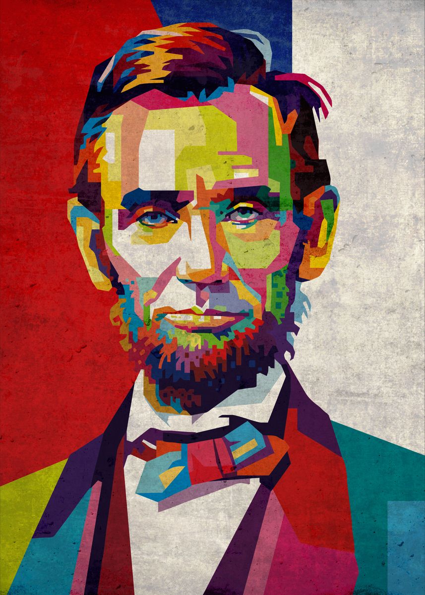 'Abraham Lincoln' Poster, picture, metal print, paint by Acongraphic ...
