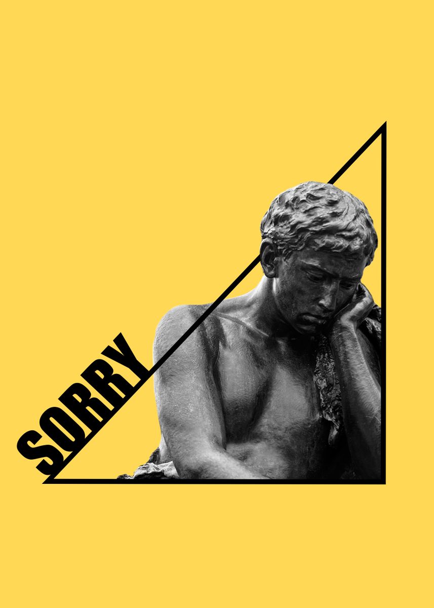 'Sorry' Poster by VK Art | Displate