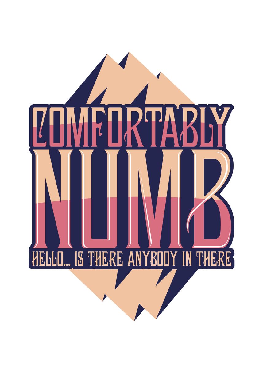 'Comfortably numb light' Poster, picture, metal print, paint by Al ...