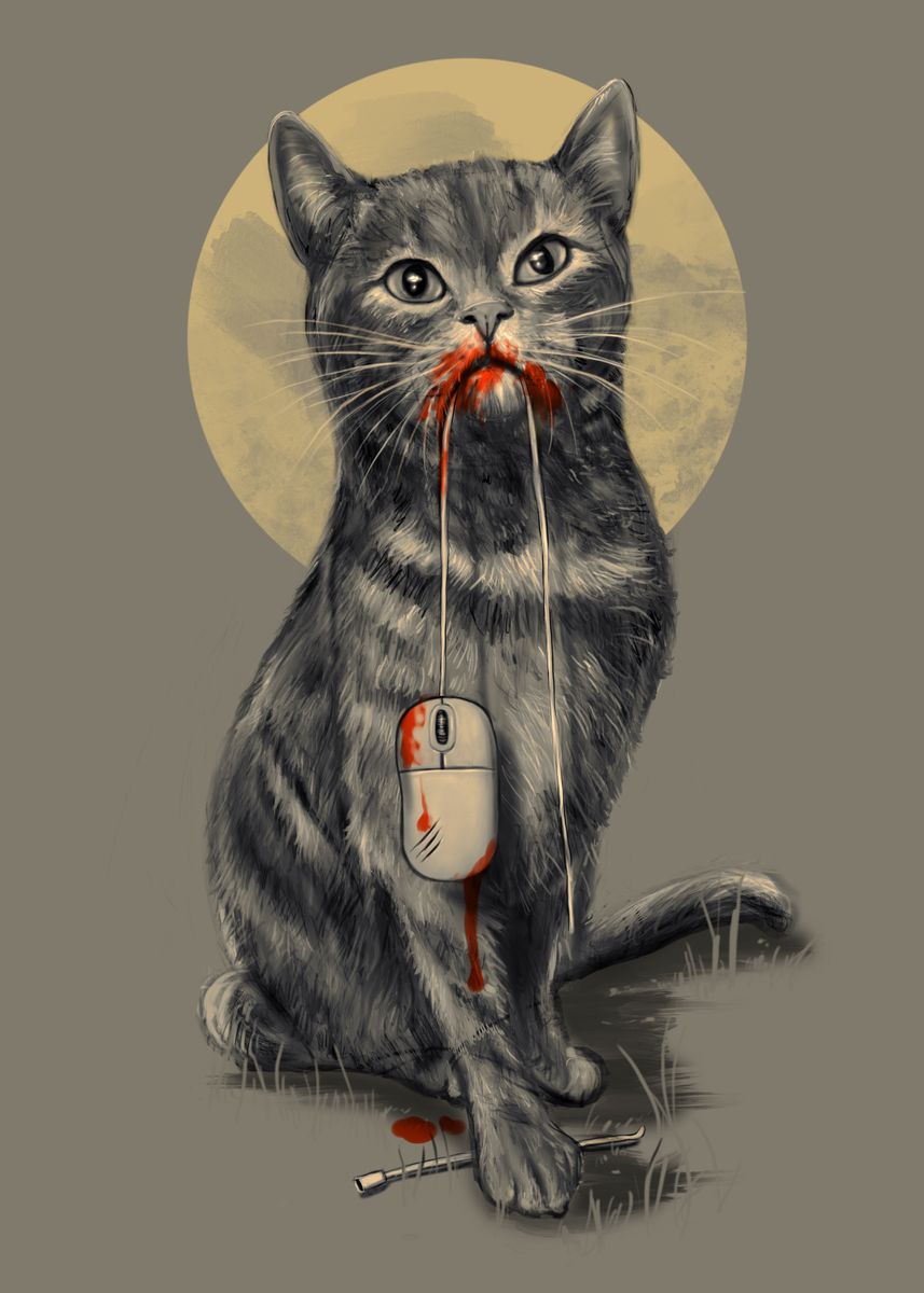 'The Catch' Poster, picture, metal print, paint by Nicebleed | Displate