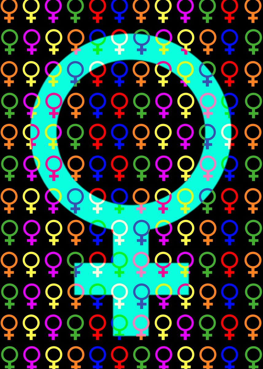 'Woman Power ' Poster by Scar Design | Displate