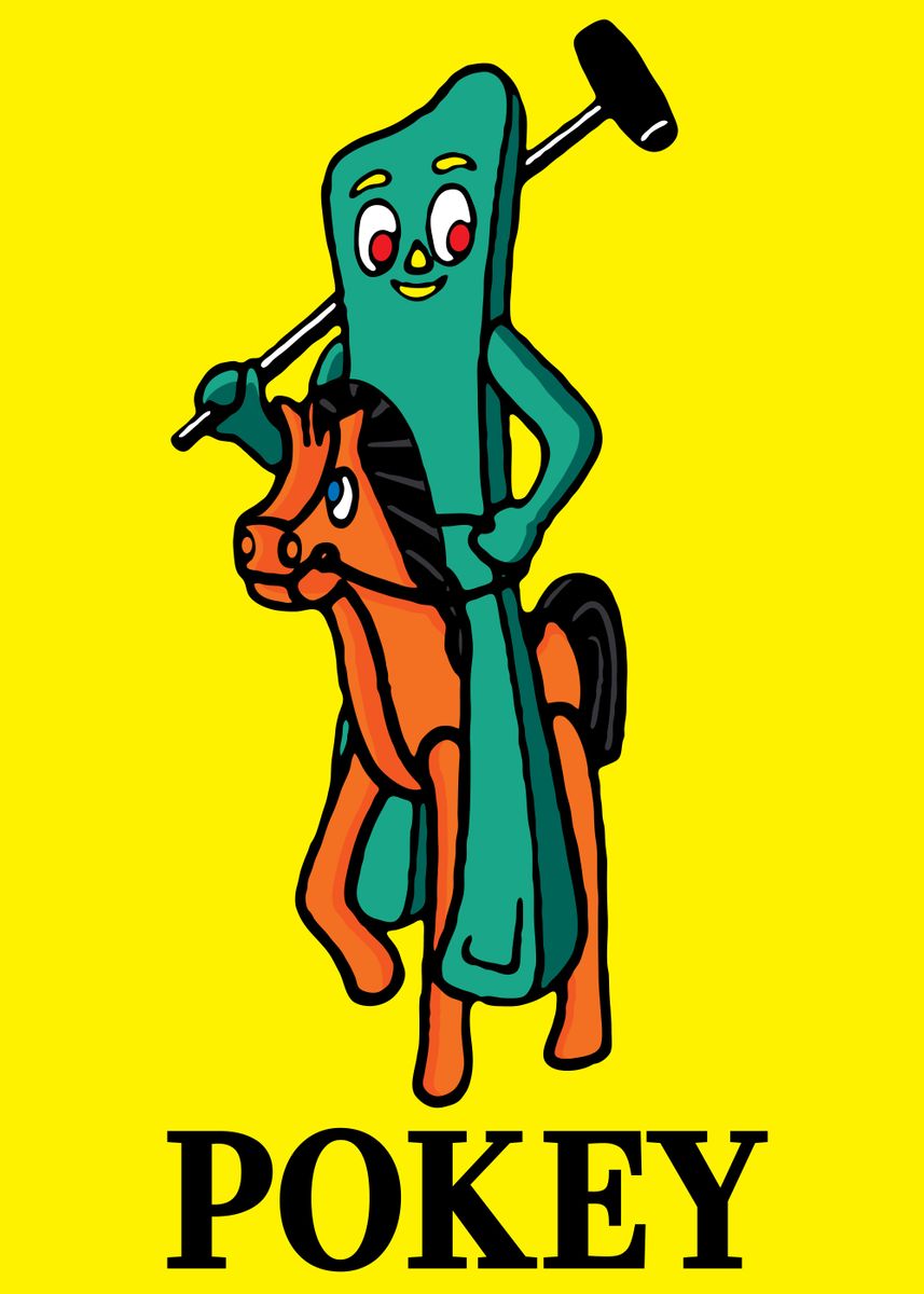 'Pokey' Poster, picture, metal print, paint by Dale Hutchinson | Displate