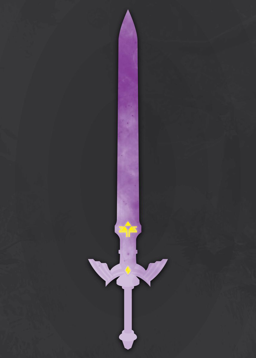 'The Master Sword [Legend of Z' Poster, picture, metal print, paint by ...