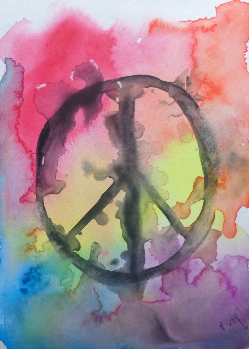 'Colors of Peace' Poster, picture, metal print, paint by Celina ...