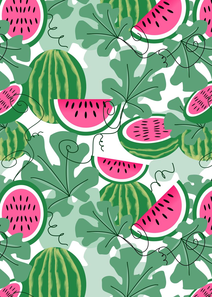 'Watermelon' Poster by MIRIMO design | Displate