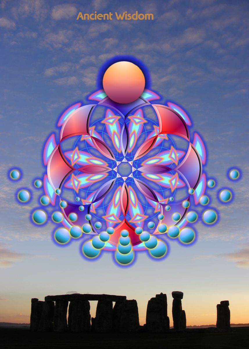 'Ancient Wisdom' Poster, picture, metal print, paint by Arie Vanderwyst ...